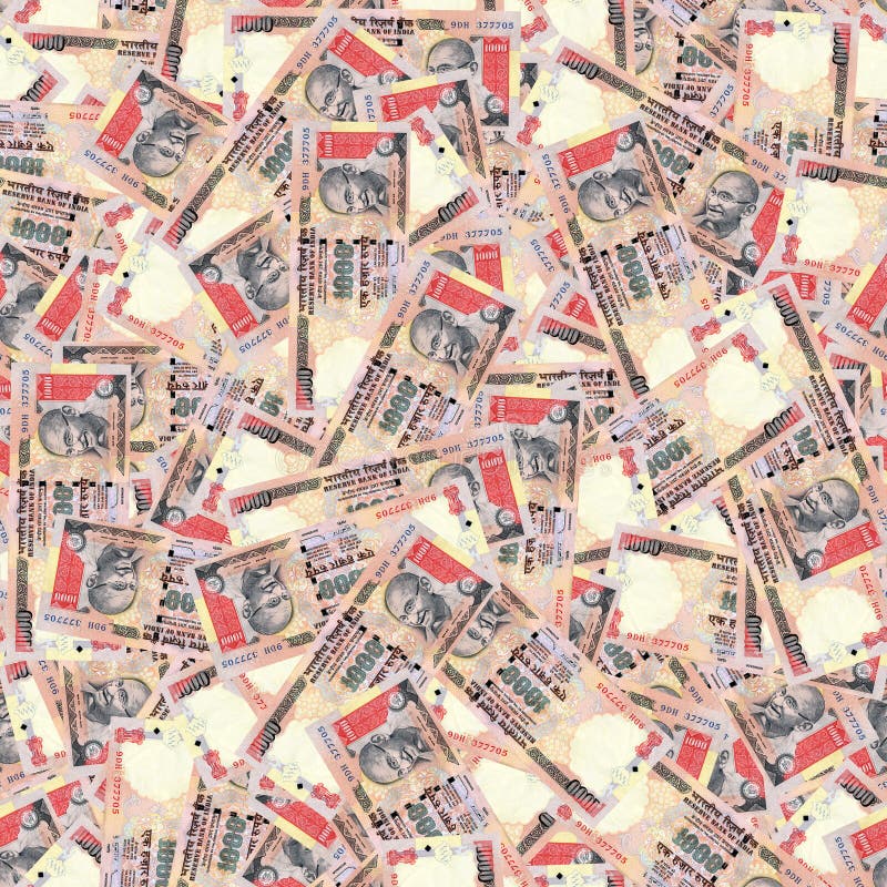 Indian Rupees Seamless Texture Stock Photo - Image of money, seamless ...