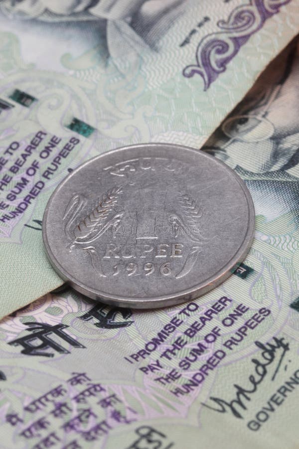 1 Indian Ruppe stock image. Image of despair, dollar - 94462395