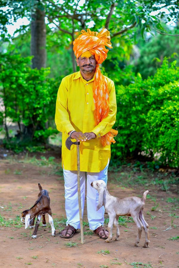 Indian Rural Man Holding Baby Sheep in His Hands Traditional Dress ... Indian Rural Man Holding Baby Sheep in His Hands Traditional Dress ...