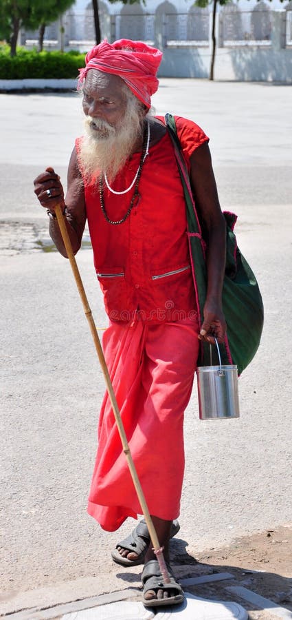 Indian sadhu editorial photo. Image of sadhu, thinking - 20833456