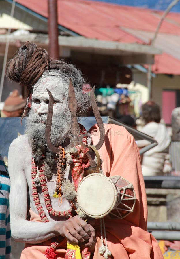 Indian Sadhu. editorial stock photo. Image of religion - 27589203