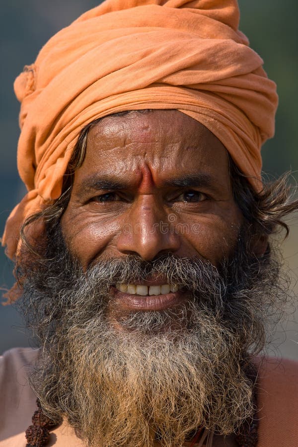 Indian sadhu (holy man) editorial stock image. Image of gate - 32972954