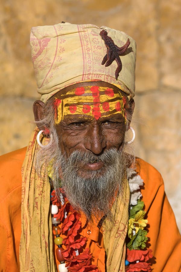 Indian Sadhu (holy Man). India. Editorial Photography - Image of east ...