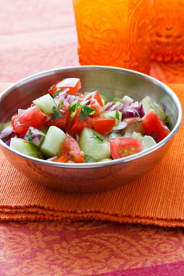 Indian Salad stock photo. Image of vegetable, studio - 19579626