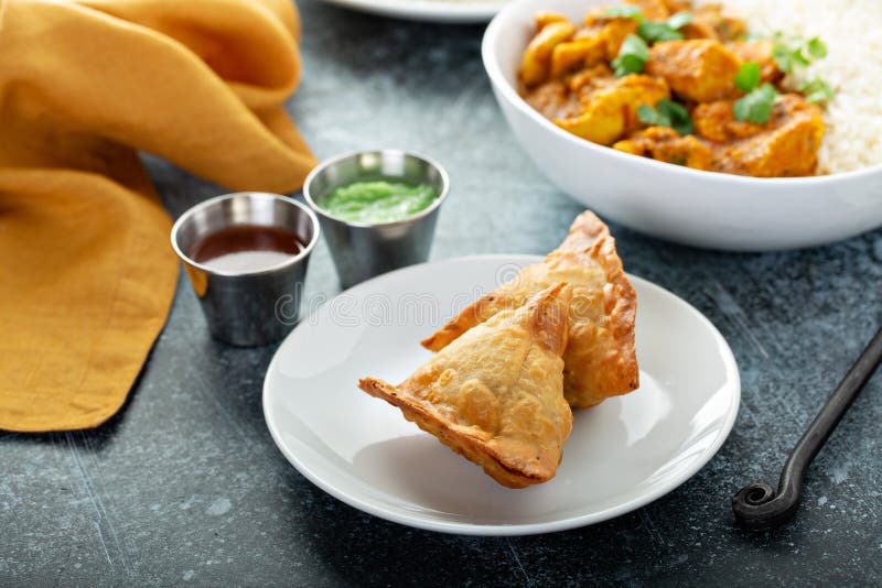 Indian Samosas - Fried or Baked Pastry with Savoury Filling, Popular ...