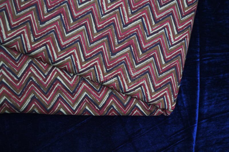 Indian Saree Textured Fabric Pattern Material Stock Photo - Image of ...