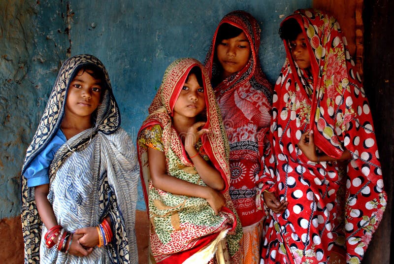 Indian Sari editorial stock photo. Image of rural, india - 26929138