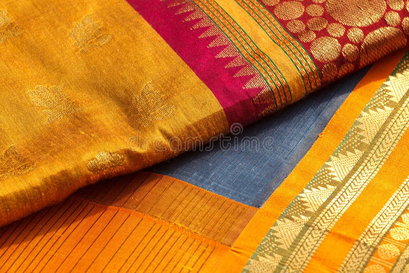 Indian saris stock image. Image of sari, texture, cloth - 10683635