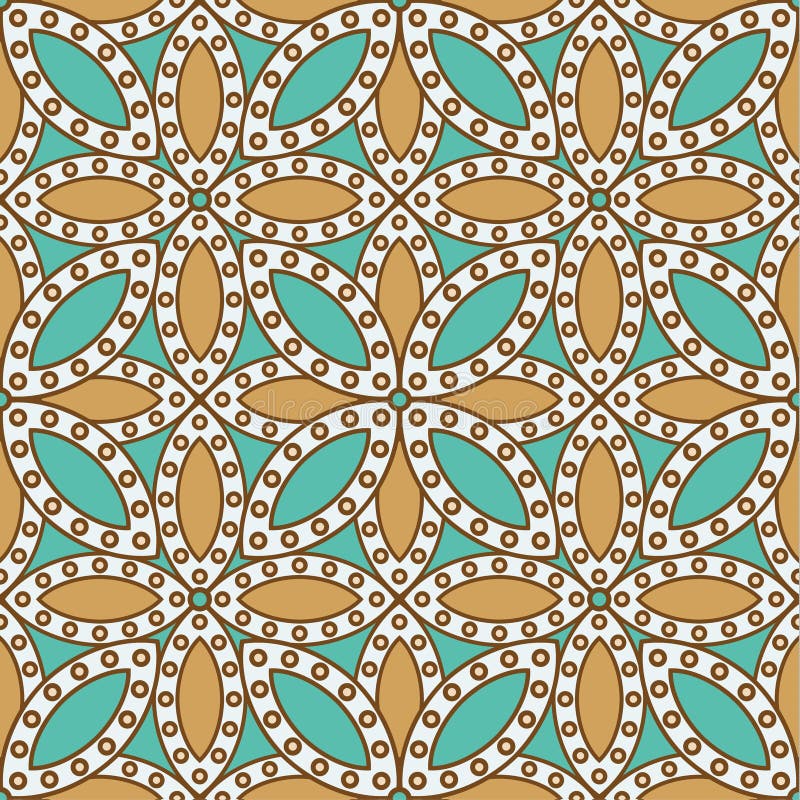 Indian seamless pattern stock vector. Illustration of ethnical - 43824027