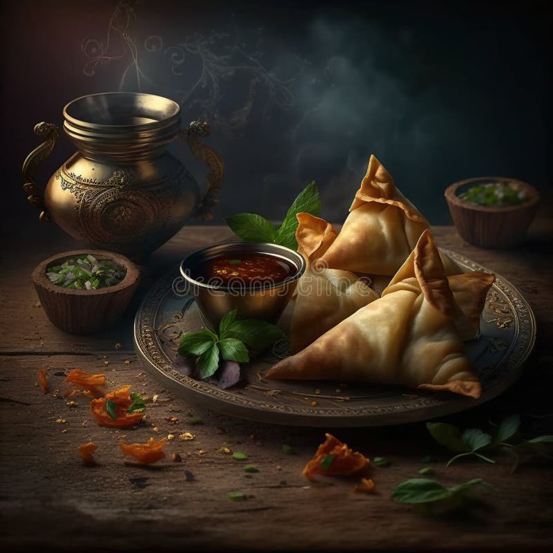 Snack Samosas Stock Illustrations – 2,260 Snack Samosas Stock ...