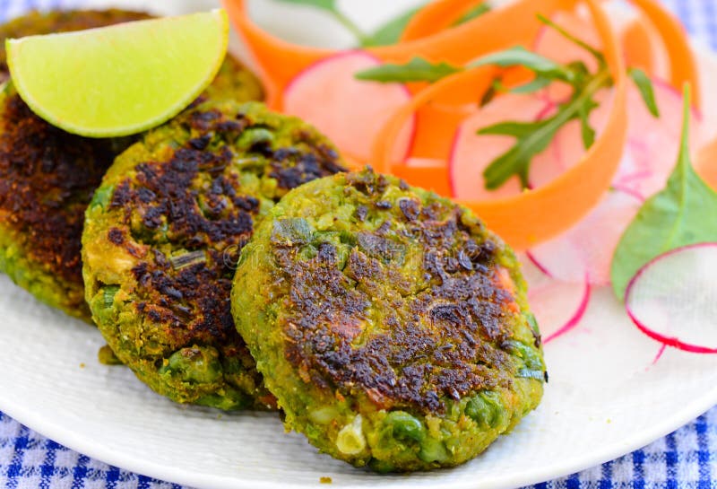 Indian Snacks- Matar Ke Kebab Stock Image - Image of aloo, crunchy ...
