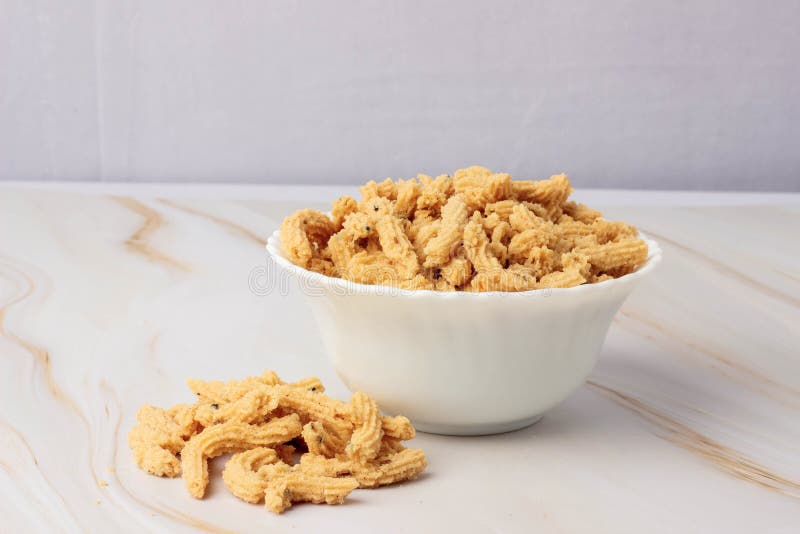 Indian Snacks or Soya Sticks Bowl in White Bowl Stock Image - Image of ...