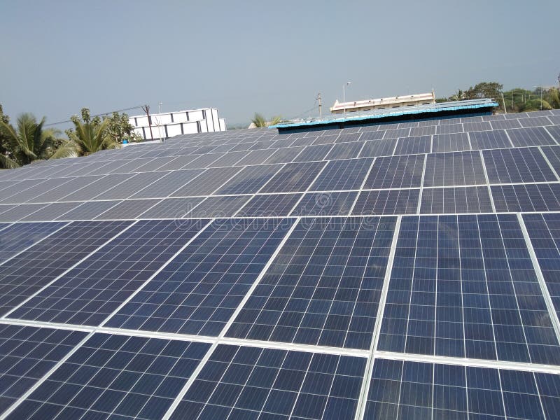 Indian solar panel stock image. Image of wing, line - 210763367