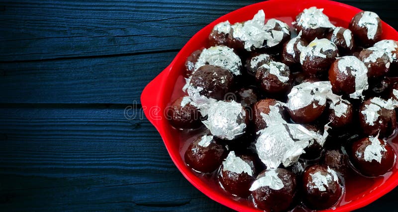 Indian Special Sweet Gulab Jamun Stock Image - Image of spongy ...