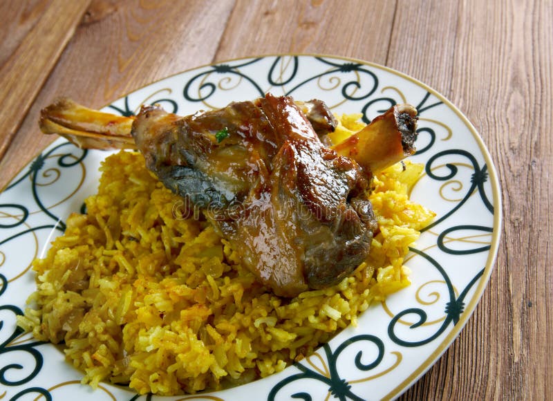 Indian-spiced leg of lamb stock image. Image of cuisine - 62668875