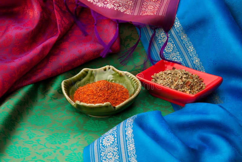 Piles of Indian Powder Spices Stock Photo - Image of cinnamon, assorted ...