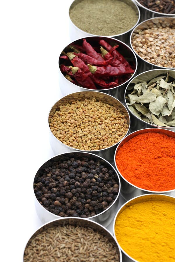 Indian spices collection stock photo. Image of colorful - 32595894