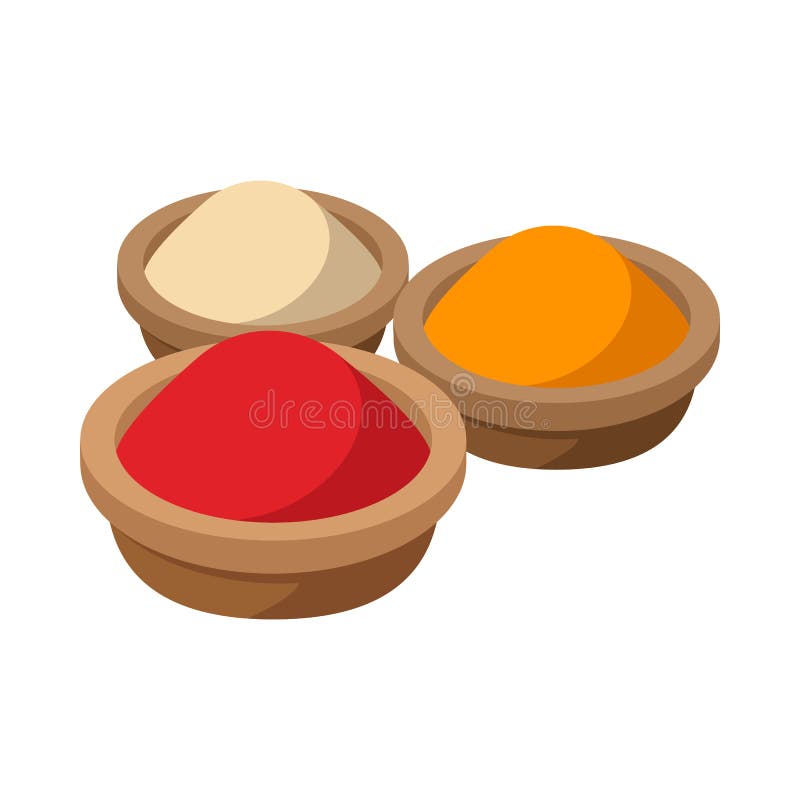 Indian Spices Icon, Cartoon Style Stock Vector - Illustration of food ...