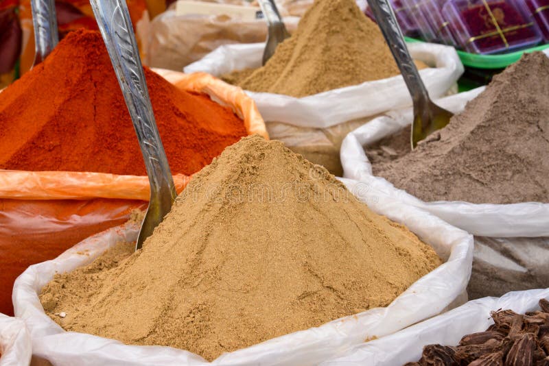 Indian Spices stock image. Image of garam, chilli, cardamom - 33861515