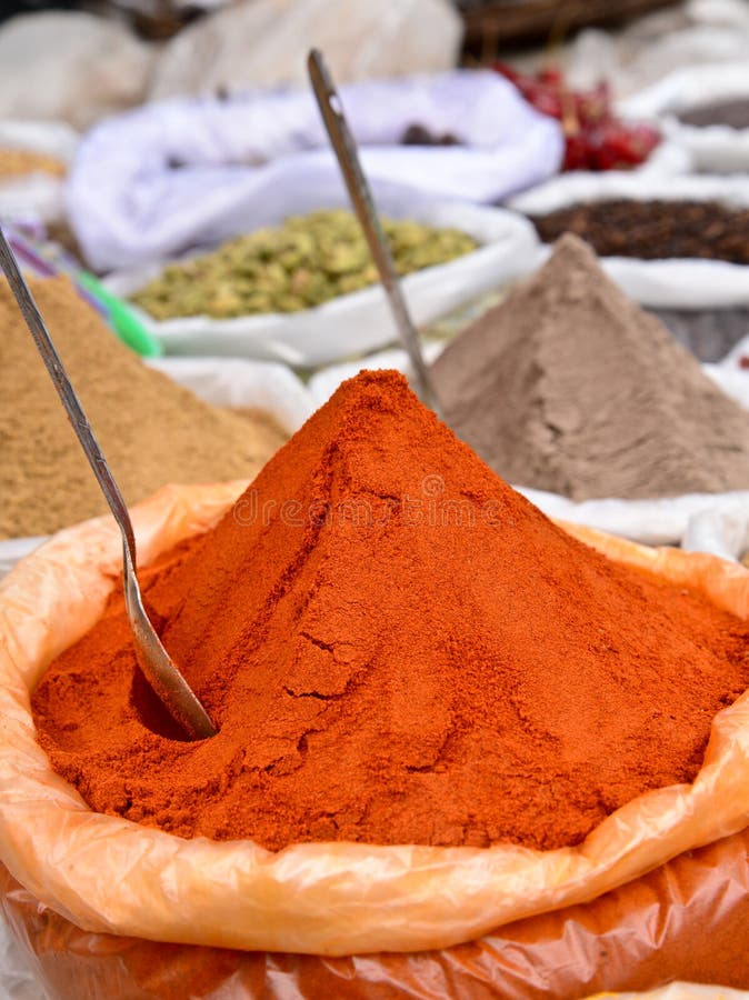 Indian Spices stock image. Image of lamb, colour, garlic - 33861341