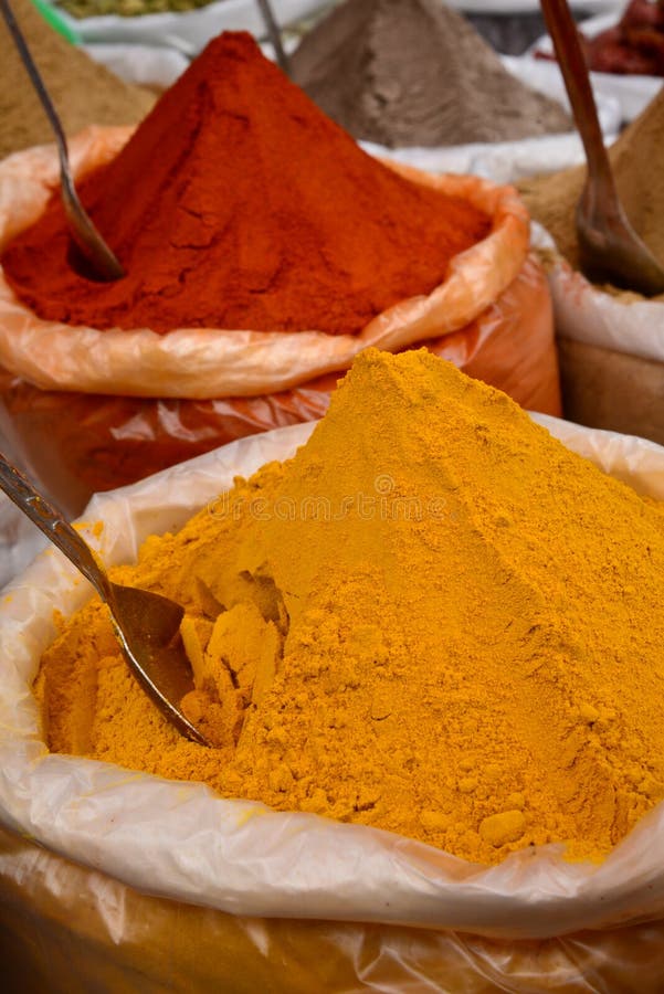 Indian Spices stock photo. Image of chilli, masala, descriptive - 33861338