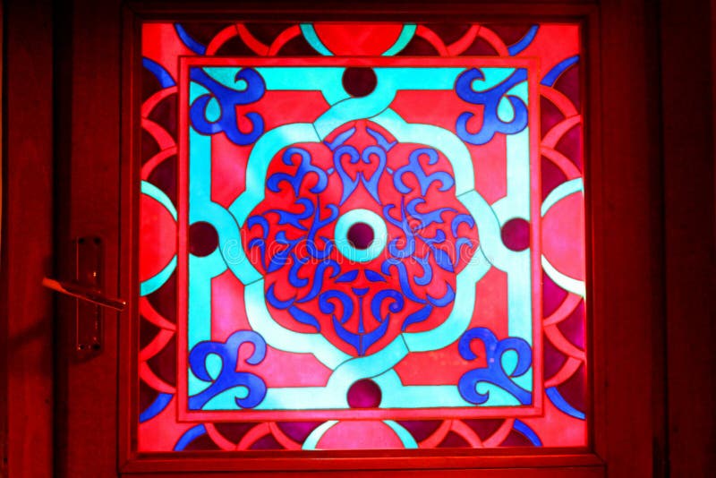 Indian stained glass stock photo. Image of magic, circular - 39387392