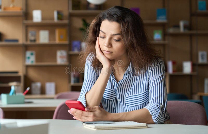 108 Indian Student Studying Smart Phone Stock Photos - Free & Royalty ...