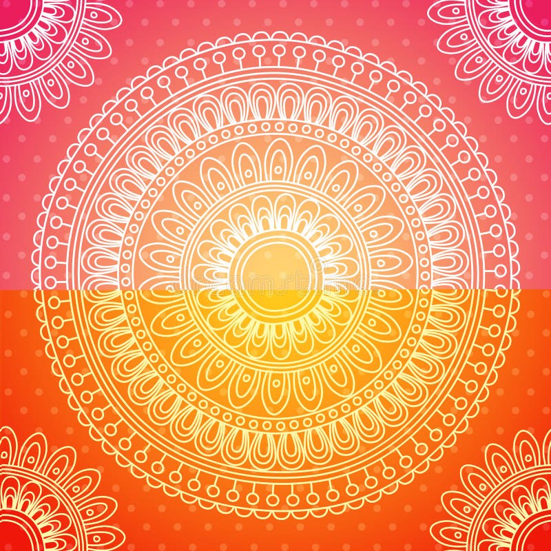 Rangoli Vector Stock Illustrations – 8,076 Rangoli Vector Stock ...