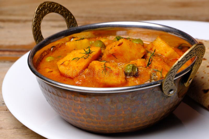 Indian Style Cottage Cheese Dish or Curry Stock Image - Image of buffet ...