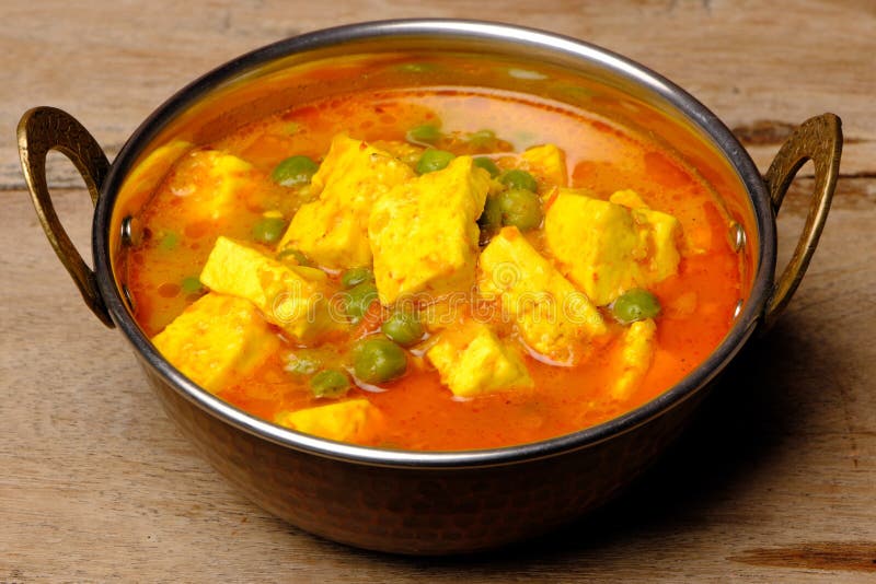 Indian Style Cottage Cheese Dish Or Curry Stock Image - Image of indian ...