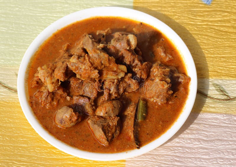 Indian style mutton curry stock image. Image of meat - 82855493