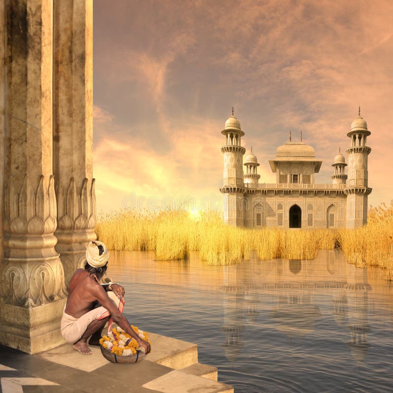 Indian sunset stock photo. Image of india, coast, travel - 63800740