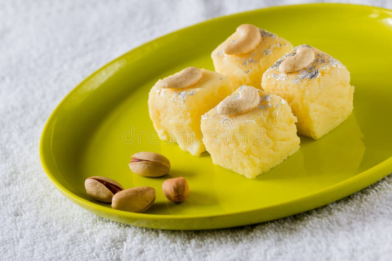 Indian burfi sweet stock image. Image of sweet, henna - 11280337