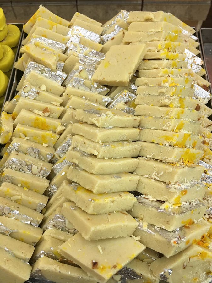 Indian Sweet Food stock image. Image of mango, asian - 89804805