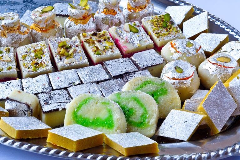 Indian Sweets - Mithai stock photo. Image of feast, celebration - 27649730