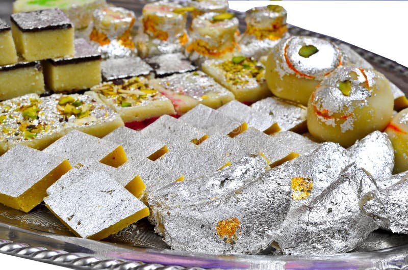 Indian Sweets - Mithai stock image. Image of holi, gifts - 27649731