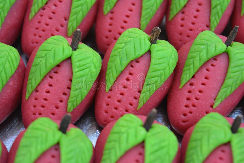Indian Sweets Strawberry Barfi Stock Photo - Image of traditional ...
