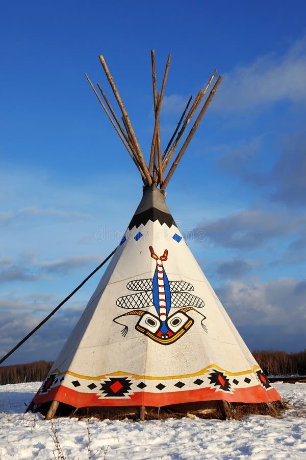 Native Indian tee-pee stock photo. Image of american - 23147180
