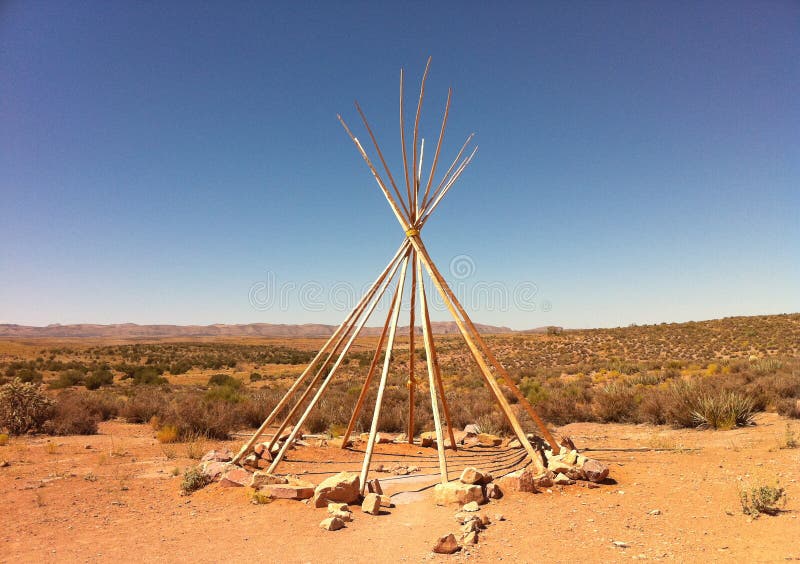 Indian Tee Pee Frame stock photo. Image of eagle, camping - 16083358