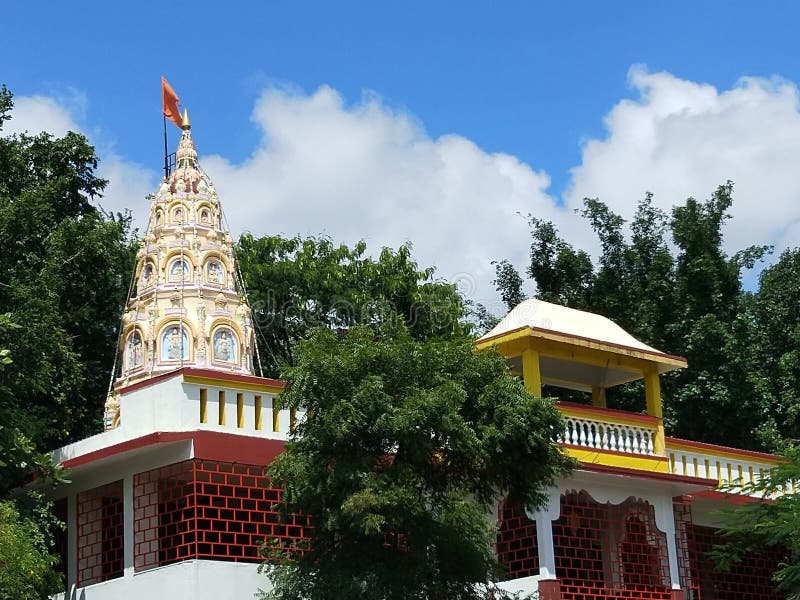 Indian Temple-2 stock image. Image of natural, clouds - 159131903