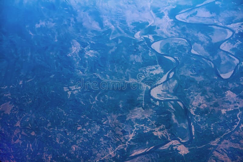 Indian Territory Near Delhi. View from Bird Flight Stock Image - Image ...