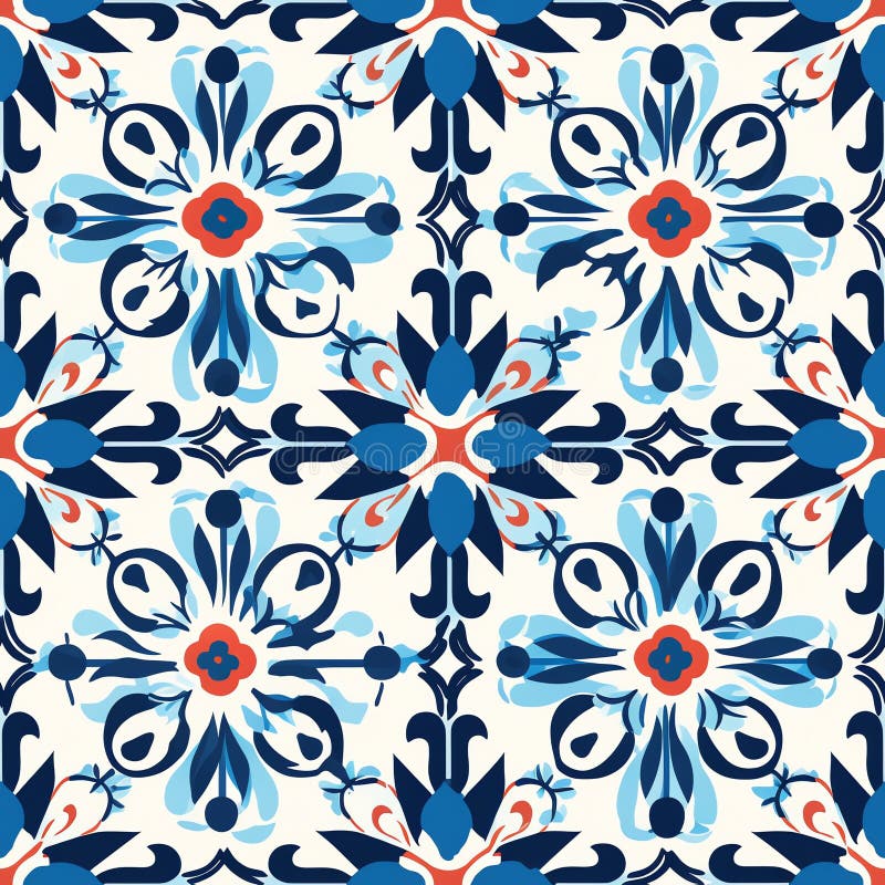 Indian Tile Pattern Stock Illustrations – 113,246 Indian Tile Pattern ...