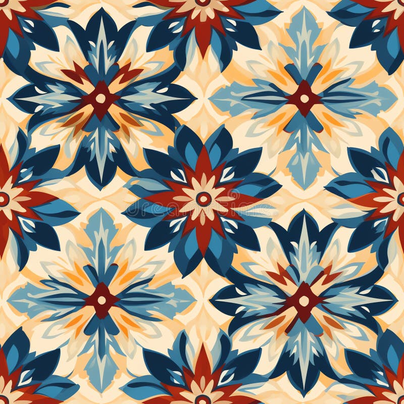 Indian Tile Pattern Stock Illustrations – 114,196 Indian Tile Pattern ...