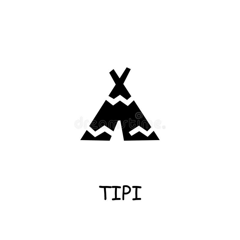 Tipi Icon In Trendy Design Style. Tipi Icon Isolated On White ...