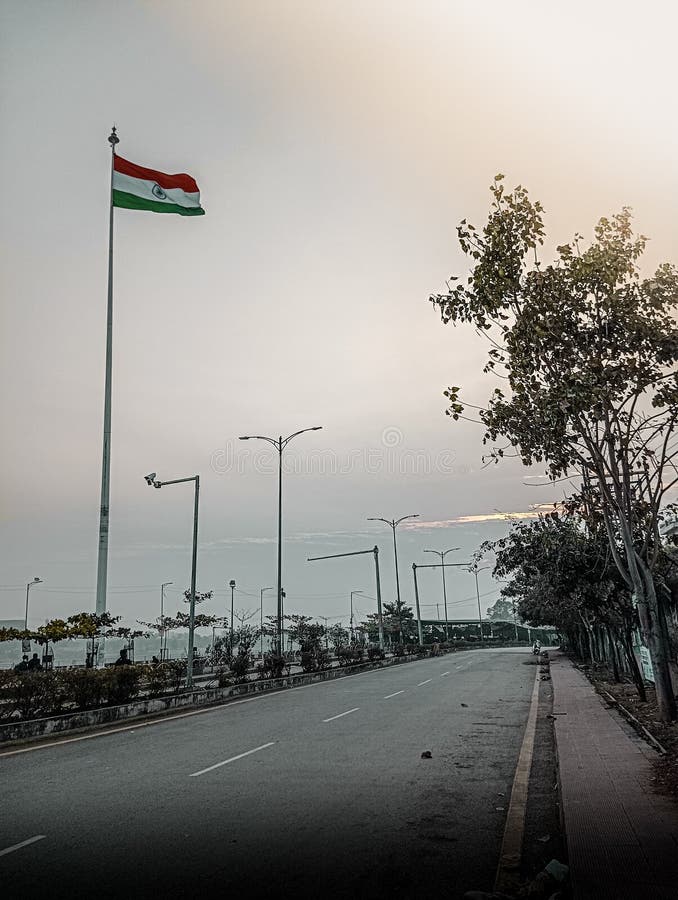 Indian tiranga stock photo. Image of beautiful, road - 267989412