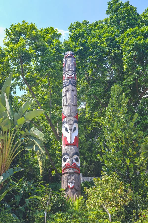 The Indian Totem at the Kwoloon Park, Hk 26 Sept 2022 Editorial Photo ...