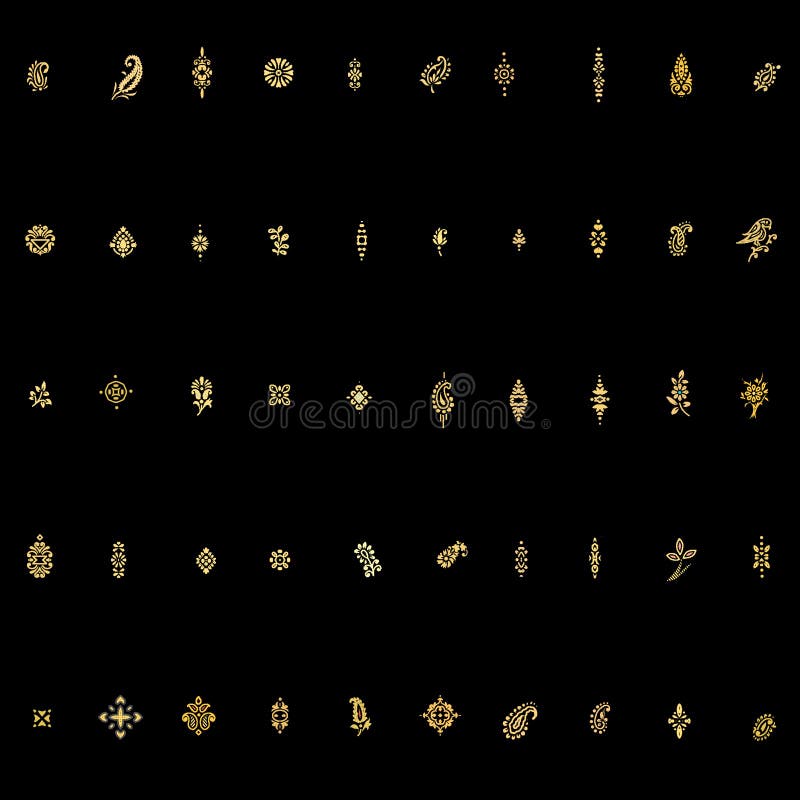 Traditional Butti Stock Illustrations – 24 Traditional Butti Stock ...