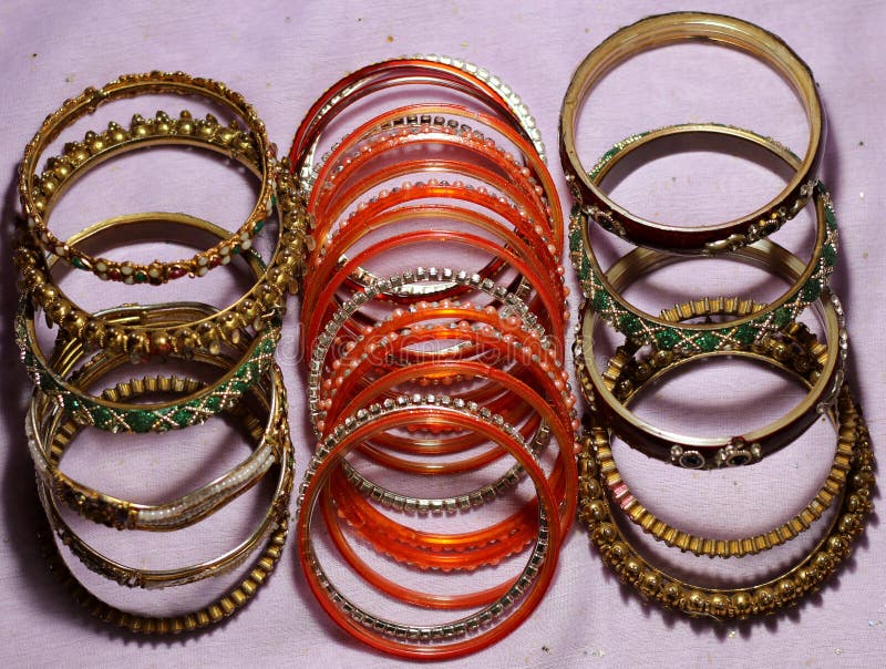 Indian traditional bangles stock photo. Image of shiny - 129160566