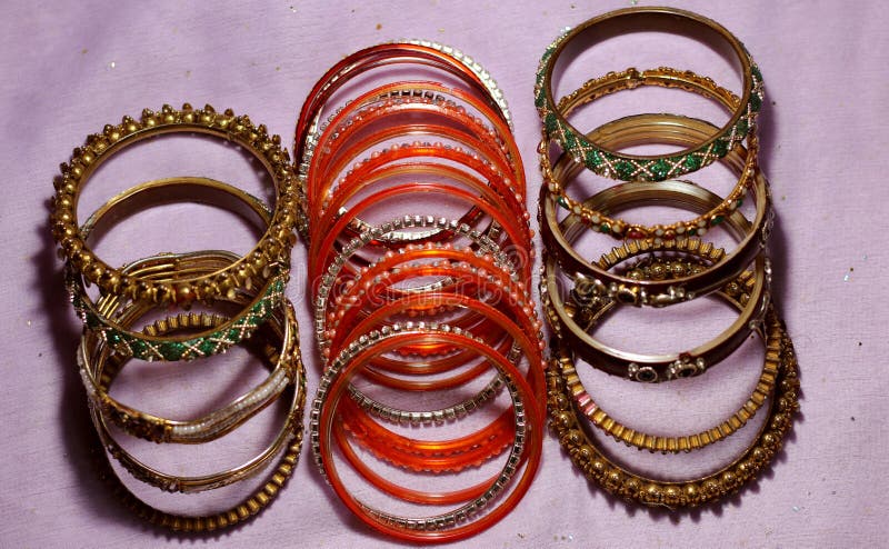 Indian traditional bangles stock image. Image of india - 129160627