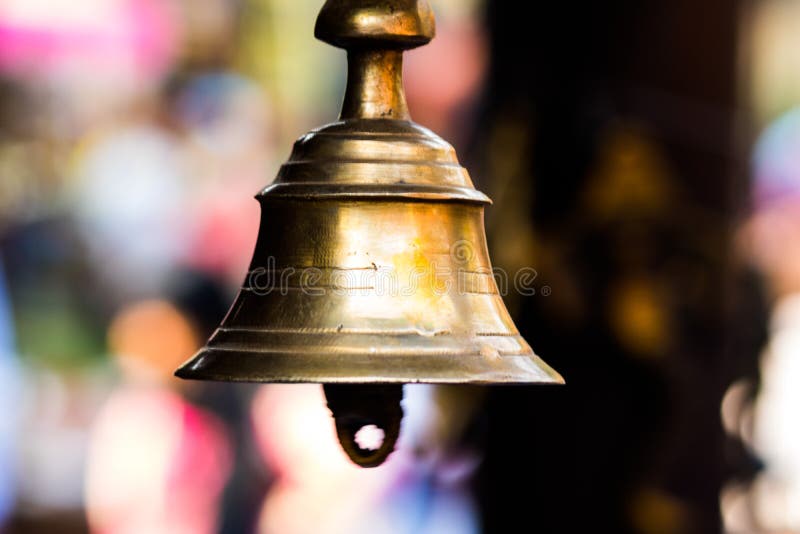 Indian traditional bell stock image. Image of bell, festival - 125525435